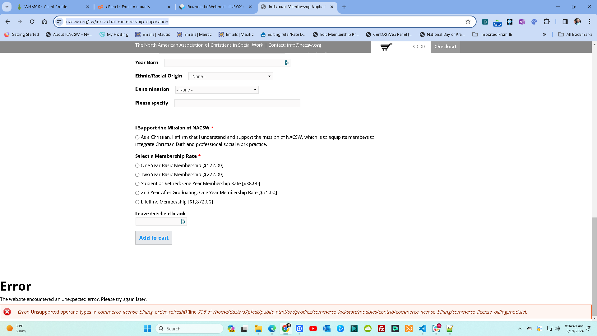 Unsupported operand types in commerce_license_billing_order_refresh() [#3422385] | Drupal.org